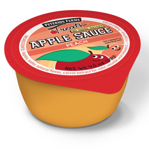 Fruit, Applesauce - PF Peach 96/4.5oz – Emergi Meals LLC